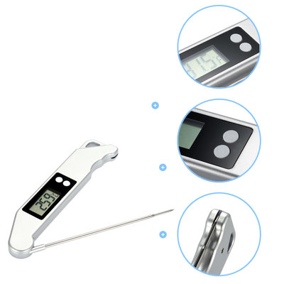 Kitchen Folding Probe Digital Thermometer Temperature Meter Cooking Food Meat BBQ Househol