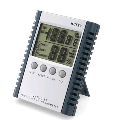 Digital LCD Household Temperature Thermometer Indoor Outdoor Humidity Meter With 1m Extern
