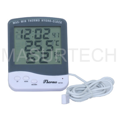 Temperature Humidity Meter Indoor Outdoor Thermometer Hygrometer With 1.5M Cable Sensor