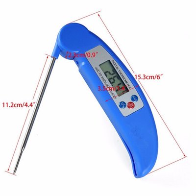 Instant Digital Read Food Grade Probe Thermometer Cooking Meat Kitchen BBQ