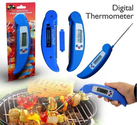 Instant Digital Read Food Grade Probe Thermometer Cooking Meat Kitchen BBQ