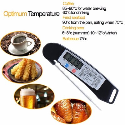 microprobe Meat Probe Digital BBQ Thermometer,Oven fold Oil temperature Thermometer