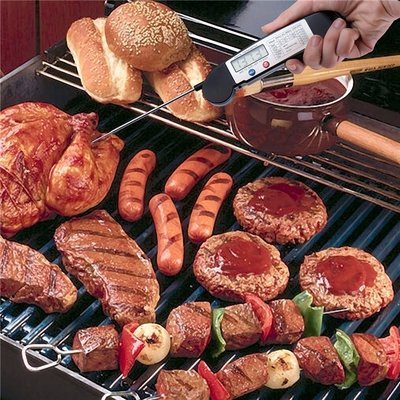 microprobe Meat Probe Digital BBQ Thermometer,Oven fold Oil temperature Thermometer