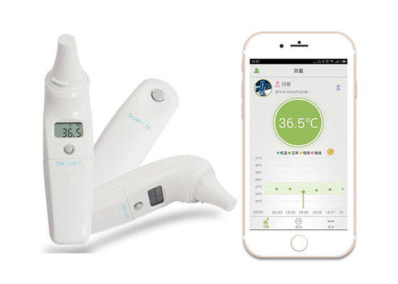 Smart Bluetooth Thermometer Non-contact Ear & Forehead LCD Digital Infrared Thermometer Baby Adult Body Temperature Test