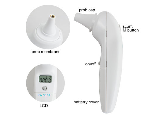 Smart Bluetooth Thermometer Non-contact Ear & Forehead LCD Digital Infrared Thermometer Baby Adult Body Temperature Test