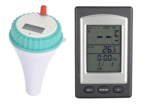 Professional Wireless Floating LCD Display Digital Waterproof Swimming Pool SPA Floating Thermometer With Receiver
