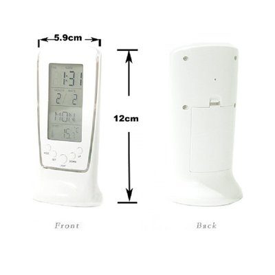 Multi-function Alarm Clock LED  Digital Clock Calendar Thermometer Display Clock with Backlight Home decrotion