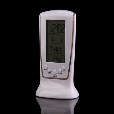 Multi-function Alarm Clock LED  Digital Clock Calendar Thermometer Display Clock with Backlight Home decrotion