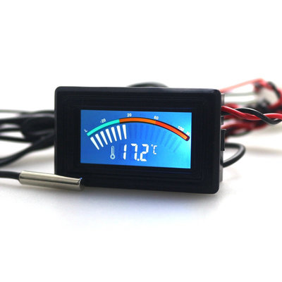 - 50~110C Digital LCD Pointer Thermometer in the Car Water Temperature Tester C/F with Sensor for Air Conditioning Boile