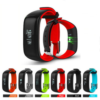 P1 Smartband Watches Blood Pressure Bluetooth Smart Bracelet Heart Rate Monitor Smart Wristband Fitness for iOS Android