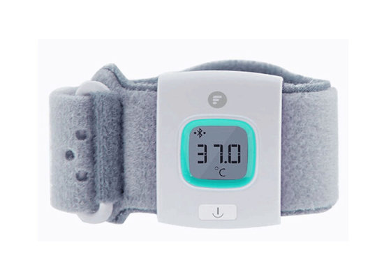ifever Smart Thermometer Bluetooth Monitor Armband Baby Wearable Thermometer(BLUE)