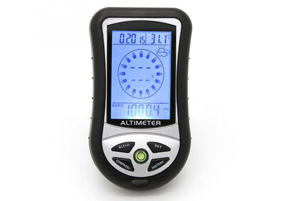 8 In 1 Compass+Altimeter+Barometer+Thermometer+Weather Forecast+History+Clock+Calendar for Hiking Hunting