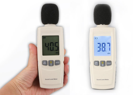 Digital sound level meter noise tester 30-130dB in decibels LCD screen With backlight Accuracy up to 1.5dB  MS1352