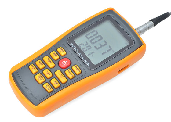 Digital Anemometer Wind Speed Meter Anemometer Wind Speed GaugeTemperature Measure USB Interface Air Temperature MS8903