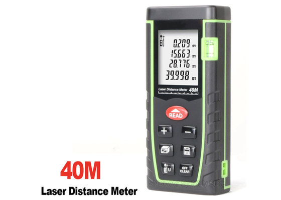 40M Digital laser rangefinder 131ft handheld distance meter trena Laser range finder Area-volume-Angle tape measure too