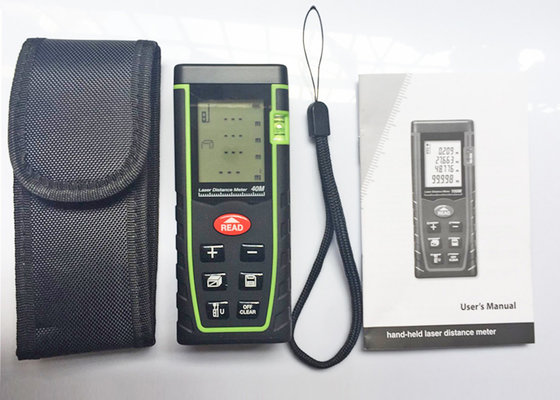 40M Digital laser rangefinder 131ft handheld distance meter trena Laser range finder Area-volume-Angle tape measure too