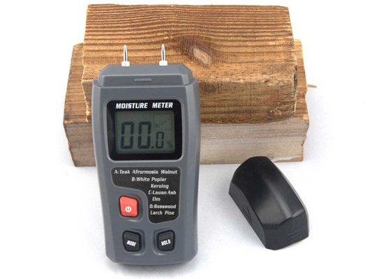 0-99.9% Two Pins Digital Wood Moisture Meter Humidity Tester Timber Damp Detector 0.5 percent Accuracy Moisture Meter