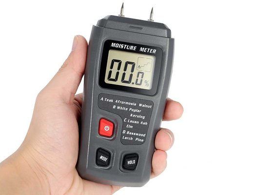 0-99.9% Two Pins Digital Wood Moisture Meter Humidity Tester Timber Damp Detector 0.5 percent Accuracy Moisture Meter