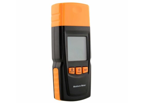 Digital LCD Display Wood Moisture Meter Gauge Humidity Tester Timber Damp Detector Hygrometer Temperature Humidity