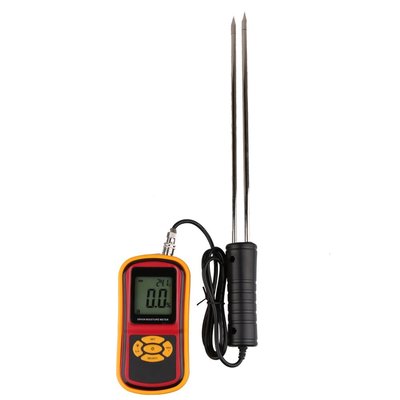 Digital Grain Moisture Meter with Measuring Probe Portable LCD Hygrometer Humidity Tester for Corn Wheat Rice Bean