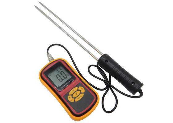 Digital Grain Moisture Meter with Measuring Probe Portable LCD Hygrometer Humidity Tester for Corn Wheat Rice Bean