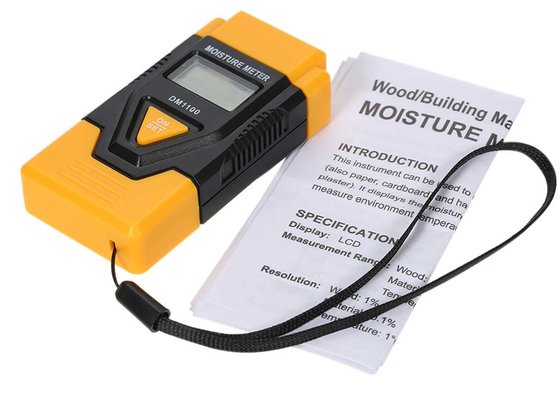 MINI 3 in 1 Wood/ Building material Digital Moisture Meter,Sawn timber,Hardened materials and Ambient temperature(C/F)