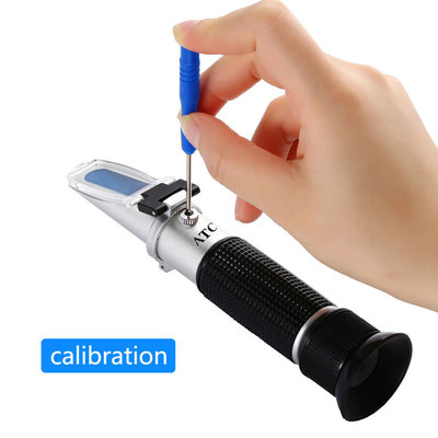 2017 RHB-32ATC Hand Held Brix Refractometer For Sugar Beer Brix Test Optical 0-32% Brix ATC Refractometer Meter Refratom
