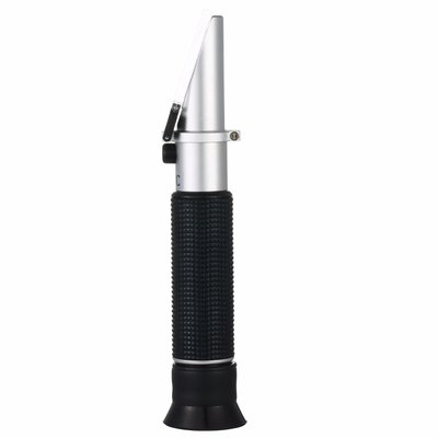 2017 hand held 0-80% Alcohol refractometer ATC spirits tester (single scales) Adjustable manual focusing Aluminum