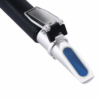 2017 hand held 0-80% Alcohol refractometer ATC spirits tester (single scales) Adjustable manual focusing Aluminum