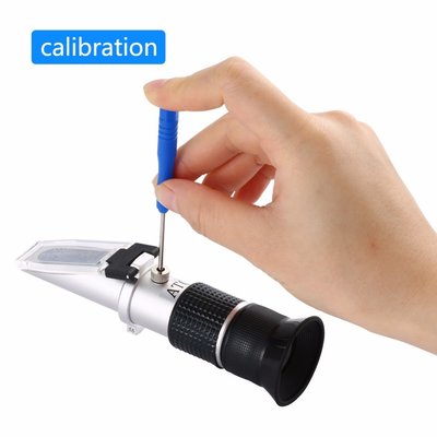 Handheld Wide-range 0-90% Brix Refractometer Honey Sugar Content Specific Measurement Tool use of Sugar Food Fruit Bever