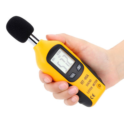 2017 Mini Portable Size Sound Level Meter LCD Digital Screen Display Noise Tester Noise Decibel Monitor Pressure Tester