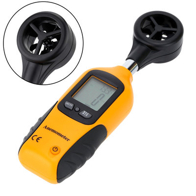 Handheld Pocket Size LCD Screen Display Digital Anemometer Wind Speed Measurement Measuring Tool