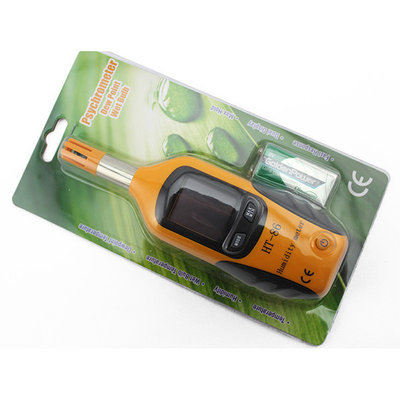 New HT-86 Professional Digital LCD Screen Display Indoor Outdoor Thermometer Hygrometer Temperature Humidity Meter