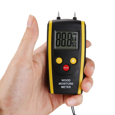 digital Portable wood moisture meter test detector Humidity hygrometer for timbers LCD screen backlight 6---42%