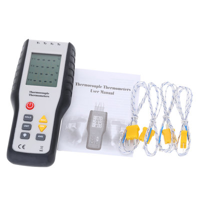 Digital K type Thermocouple Thermometer thermocouple probe sensor industrial temperature tester -200C-1372C Dual channel