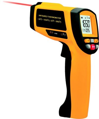 Laser TemperatureGun Digital Infrared Thermometer Non-contact Thermometer Tester Range -30~1650Degree With USB Interface