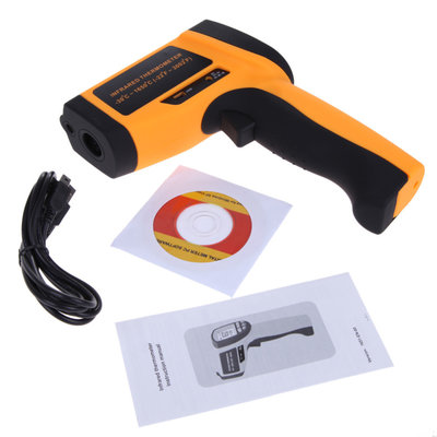 Laser TemperatureGun Digital Infrared Thermometer Non-contact Thermometer Tester Range -30~1650Degree With USB Interface