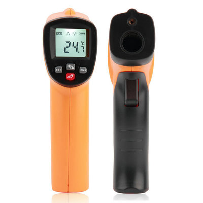 Digital non-contact IR infrared thermometer Laser Sensor Temperature Meter 50~550C adjustable 0.95 pyrometer