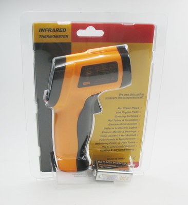 Digital non-contact IR infrared thermometer Laser Sensor Temperature Meter 50~550C adjustable 0.95 pyrometer