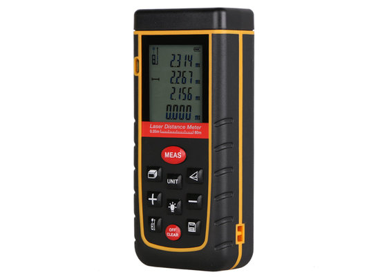80M Laser Distance Meter Rangefinder Range Finder Electronic Ruler Digital Tape Measure Area volume Tool Bubble