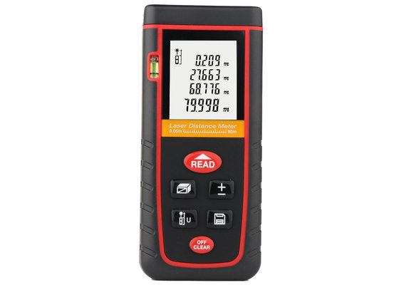 80m Laser Distance Meter Digital Electronic Handheld High Precision  Rangefinder Tape measure Portable Area/volume tool