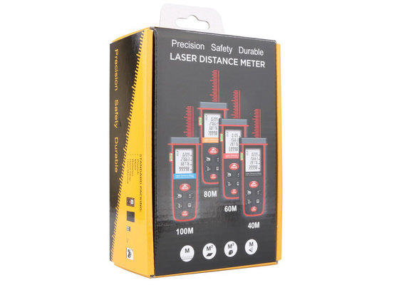 80m Laser Distance Meter Digital Electronic Handheld High Precision  Rangefinder Tape measure Portable Area/volume tool