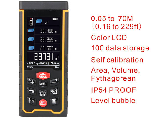 Rechargeable 70m Color display high-precision Laser rangefinder distance meter trena Laser tape measure Diastimeter