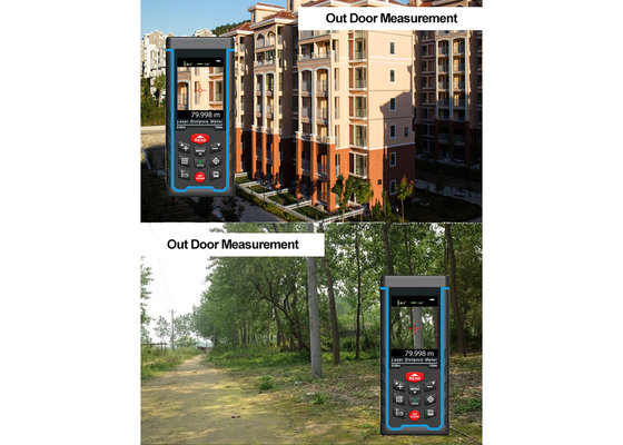 120m Laser distance meter Range finder outdoor W-camera rechargeable battery Color LCD laser tape measure Area/volume