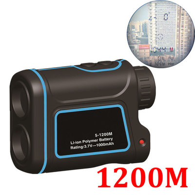 1200mtelescope laser distance meter range finder rangefinder hunting Golf monocular  trena laser tape measure Diastimete