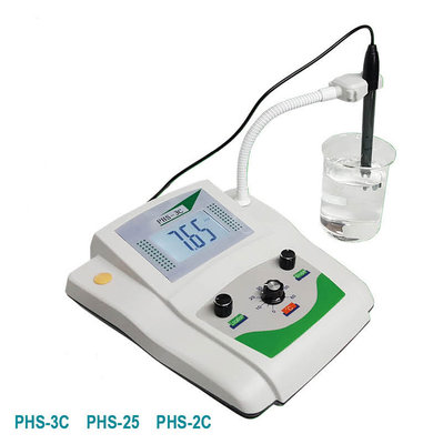laboratory pH Meter (0~14.00) pH (0~+-1999)desktop digital pH meter pH test instrument with high precision acidity meter
