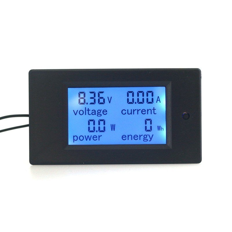 Digital Voltmeter Amp rmeter LCD 4 in 1 DC Voltage Current Power Energy Meter Detector