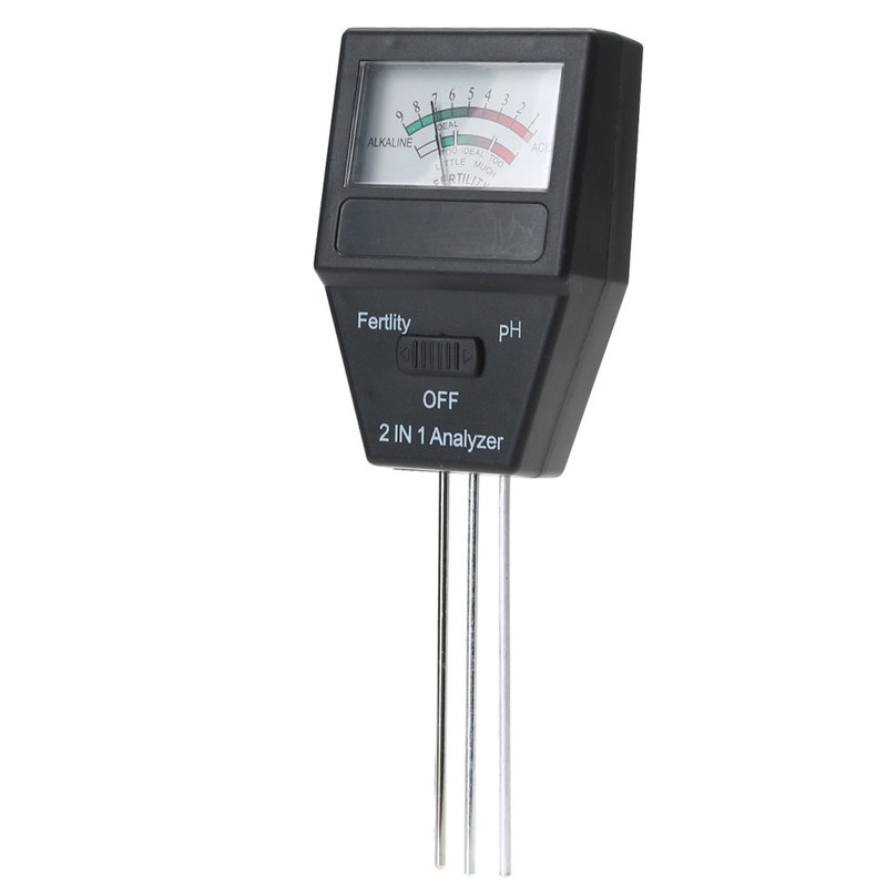 2 in 1 Garden Plant Soil Moisture Sunlight PH Meter Tester Digital Analyzer Garden Tool for Plants Crops Flowers