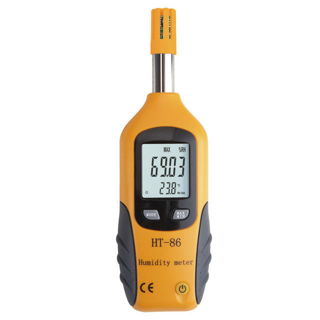 New HT-86 Professional Digital LCD Screen Display Indoor Outdoor Thermometer Hygrometer Temperature Humidity Meter