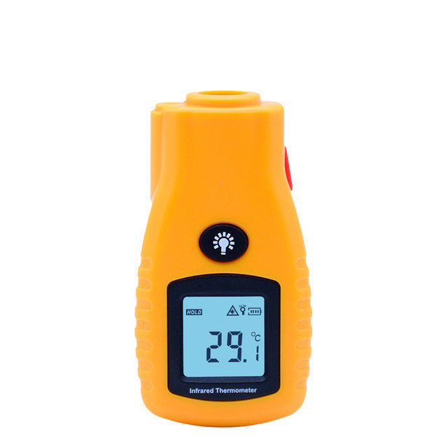 New Mini LCD Non-contact Digital infrared thermometer pocket laser temperature thermometer -32~280C (-26~536F) 500ms